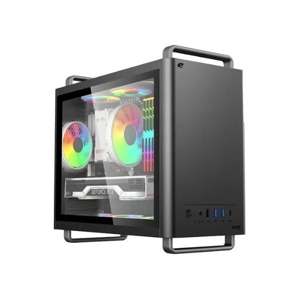 ACER GADGET U320BG BLACK MICRO ATX BUSINESS CASE